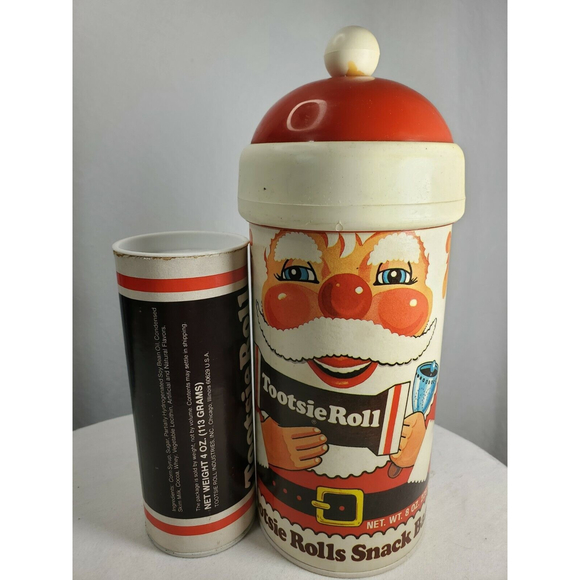 Tootsie Roll | Holiday | Vintage Tootsie Roll Christmas Santa Cardboard ...